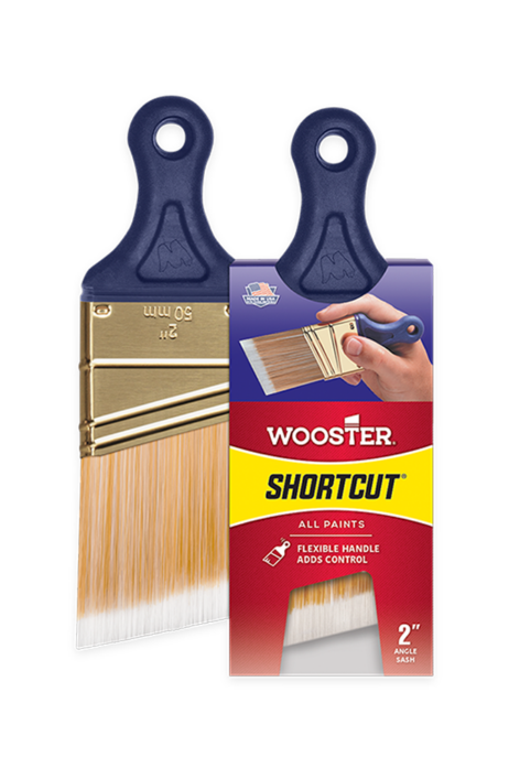 Shortcut Brushes - Flexible Handle Adds Control - Wooster